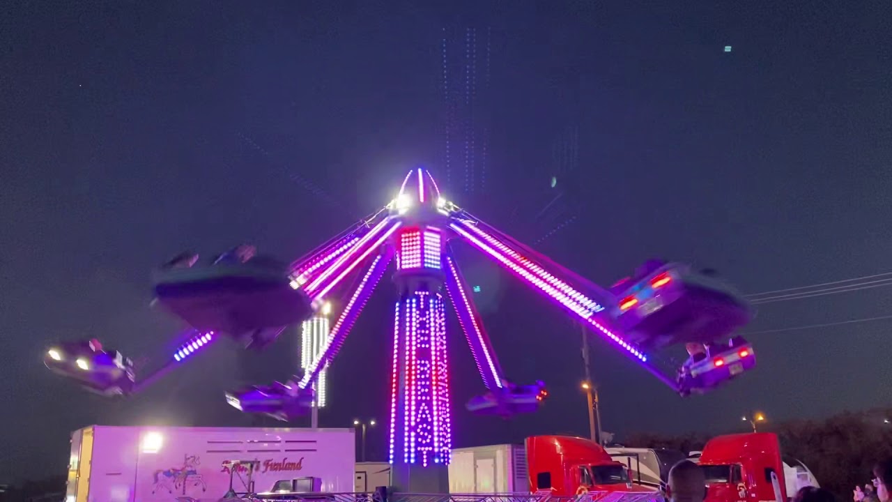 Kenny’s Funland Carnival “THE BEAST” Ride - YouTube