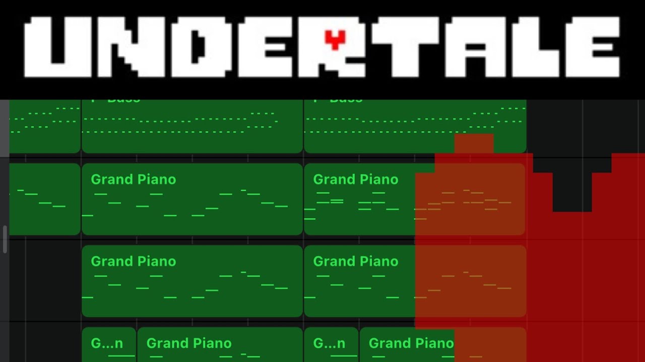 garage bandでUndertale作ってみた - YouTube