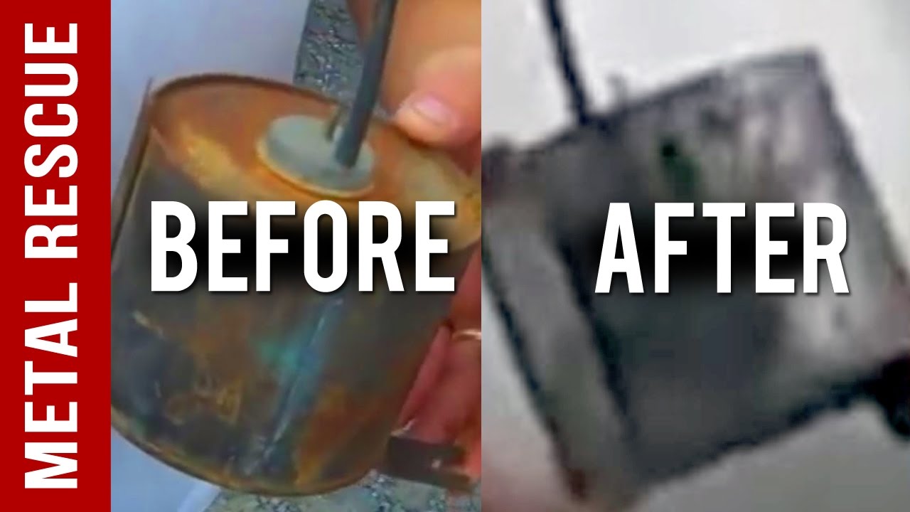 How To Remove Rust From A Antique Air Canister: DIY - YouTube