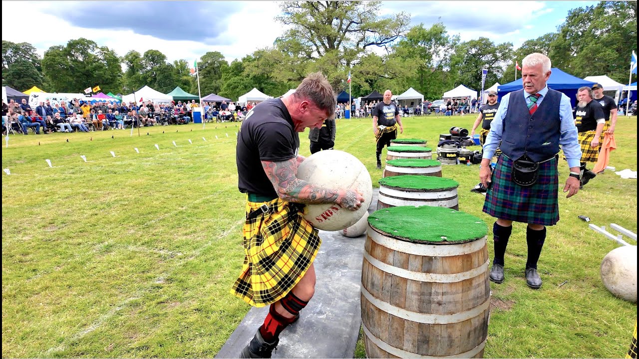 Scottish Strongman of Valhalla WLC in Atlas Stones Lift competition ...
