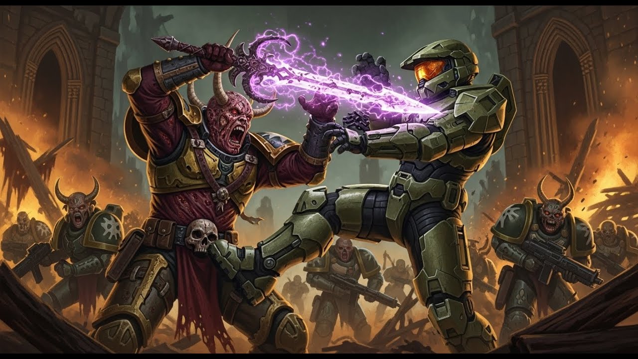What If Master Chief Entered Warhammer 40k? - YouTube