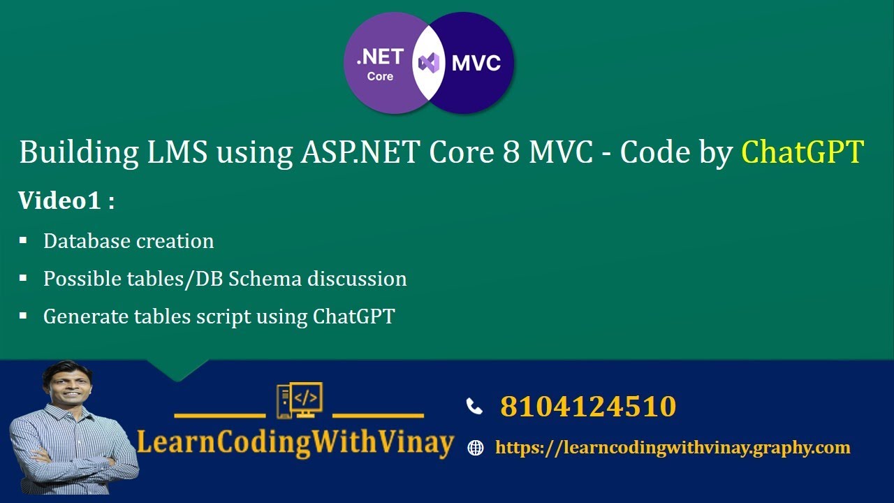 Video1 - LMS - Database Tables Creation - YouTube