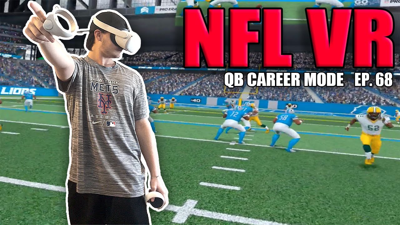 I HIT THIS NO LOOK PASS FOR A TOUCHDOWN | NFL VR QB Career Mode | Ep ...
