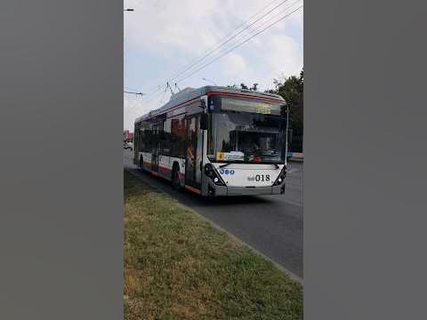 Троллейбус БКМ 32100D Ольгерд №018 г.Краснодар - YouTube