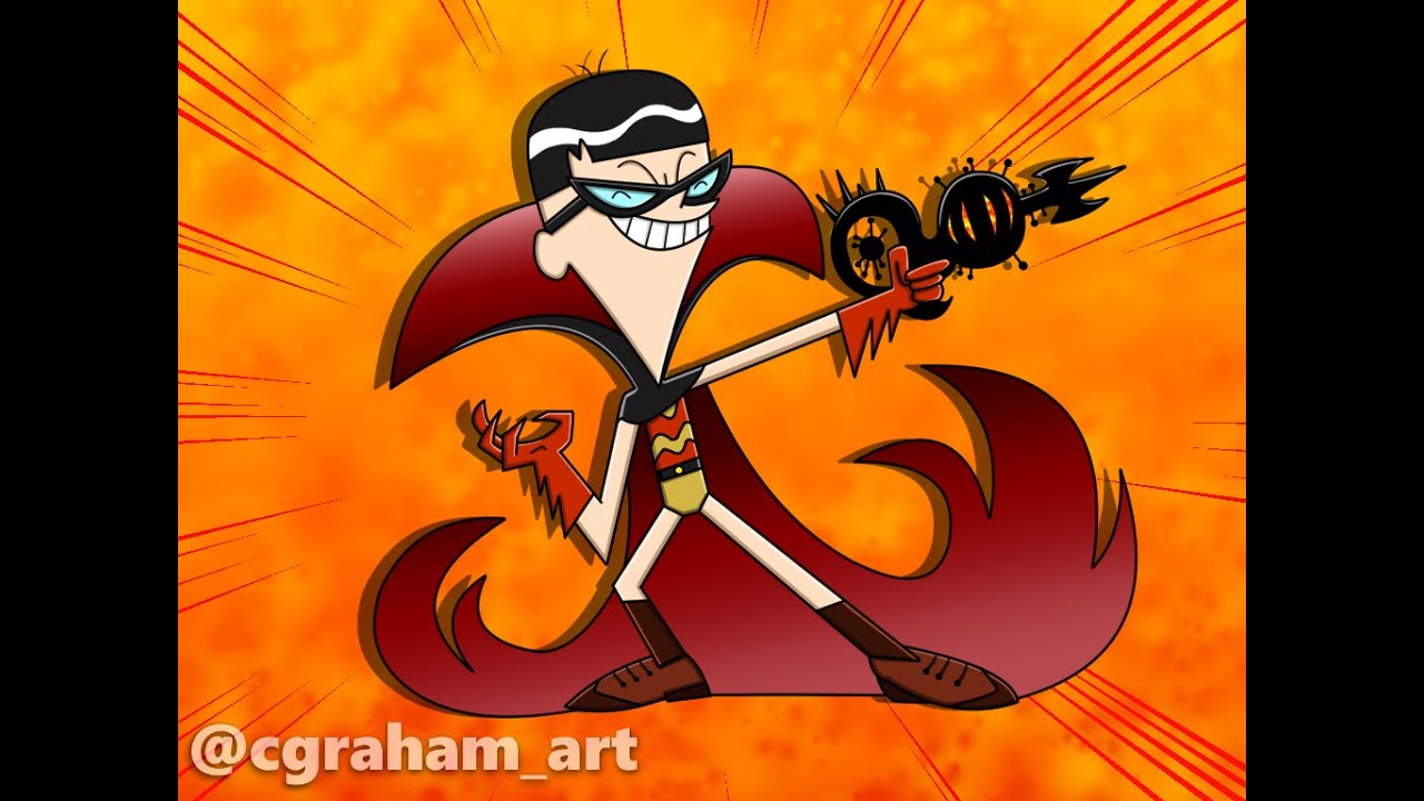Drawing MANDARK From DEXTER'S LABORATORY - CARTOON NETWORK ART - YouTube