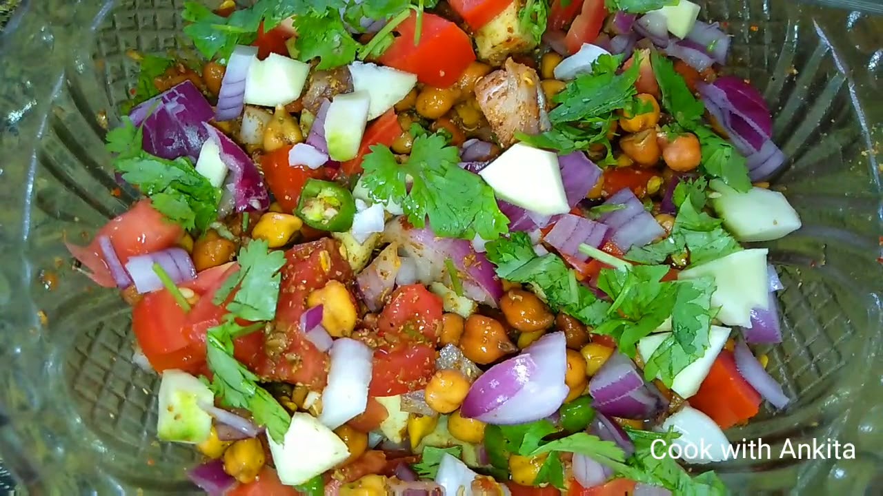 Chana Chaat Recipe in English | Chaat | Healthy Chaat Recipe | Ankita ...