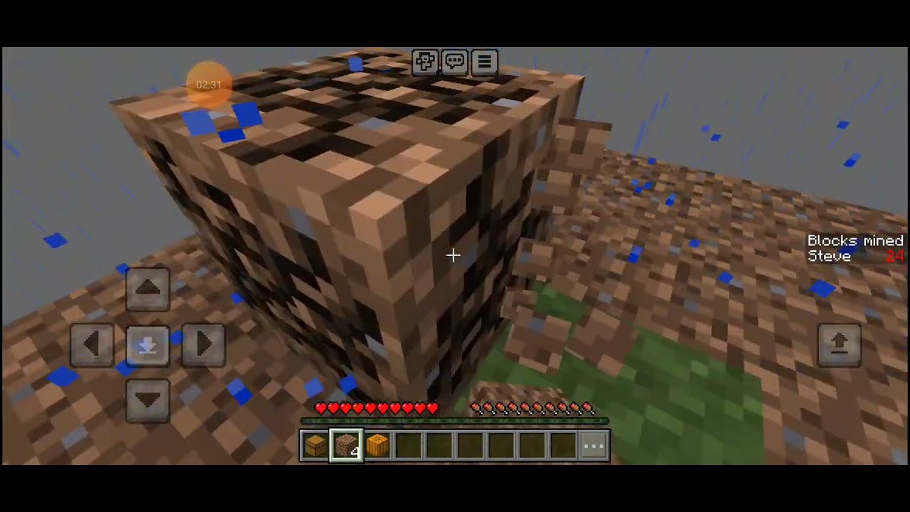 one block minecraft Gone wrong raged at the end - YouTube