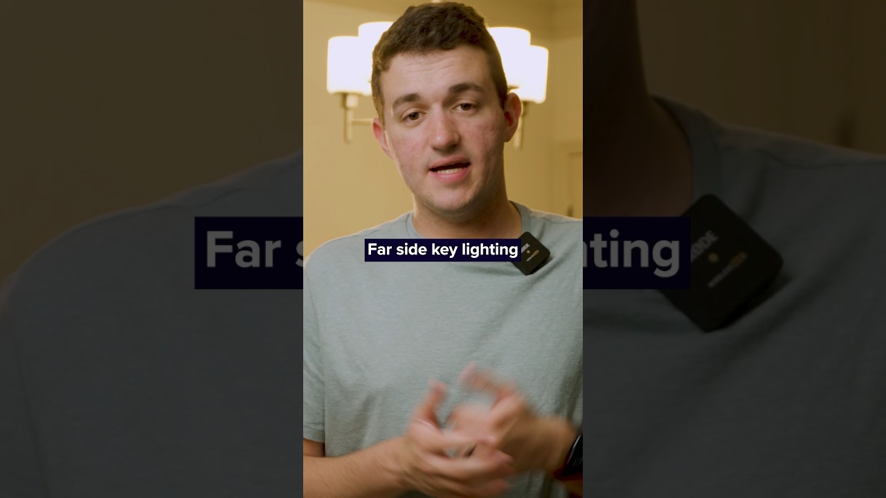 What is far side key lighting? #learnvideo #shorts - YouTube