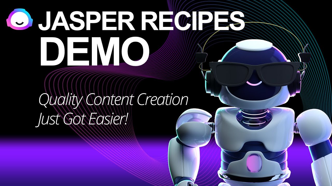 Jasper Recipes Demo | Creating Quality Content Just Got Easier With ...