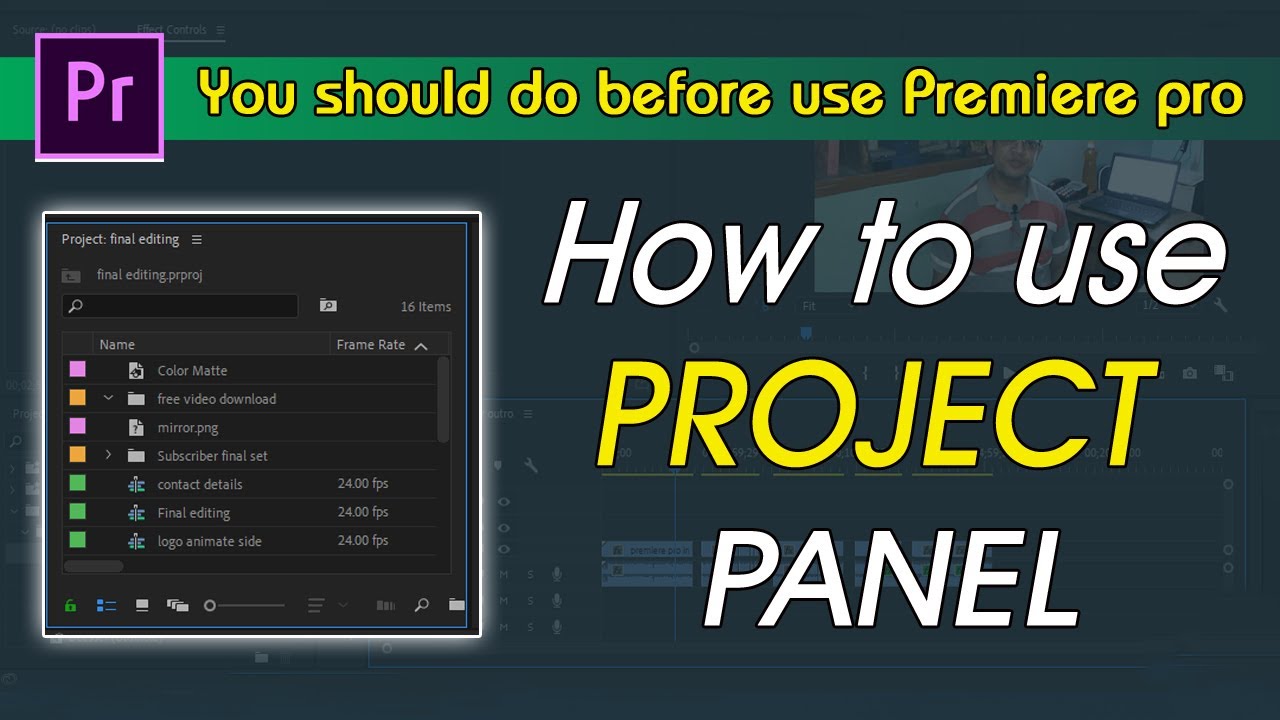 Project Panel Complete Information Easy Explain Adobe Premiere Pro Project Panel Complete Information Easy Explain Adobe Premiere Pro