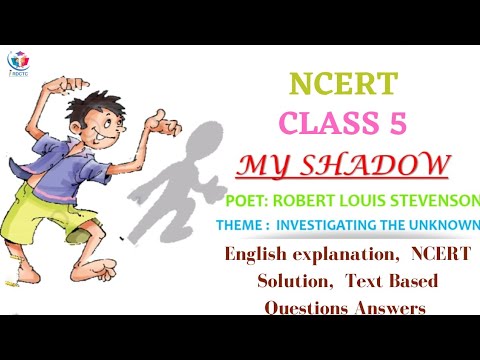 English explanation of "My Shadow" NCERT solution, text - based ...