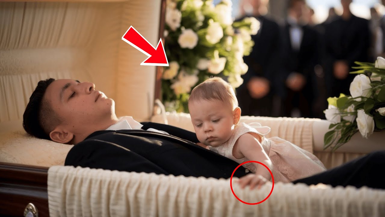 At the Funeral, the Daughter Hugs Her Father – Suddenly A Shocking ...