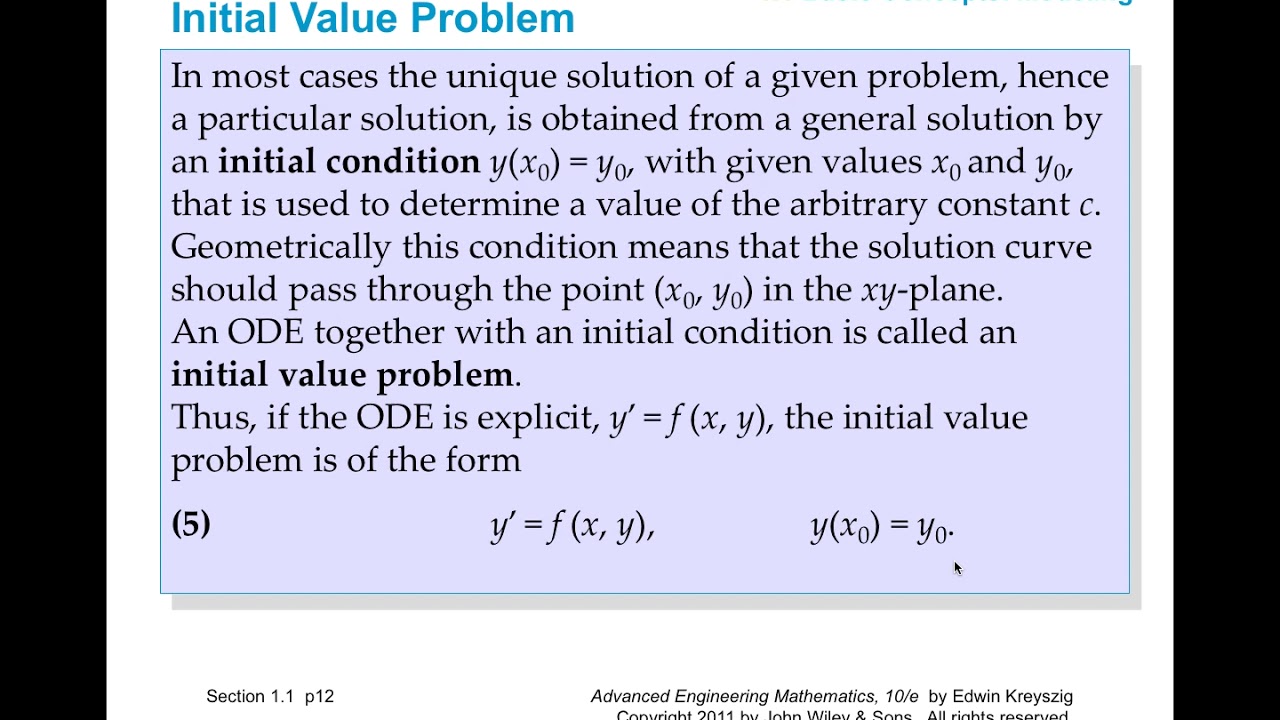 Advanced Math for Computer Engineering. chapter1_1 - YouTube