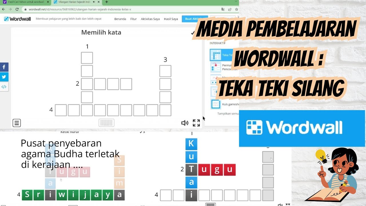 Tutorial teka teki silang tanpa aplikasi • tts online wordwall • media belajar tts - YouTube
