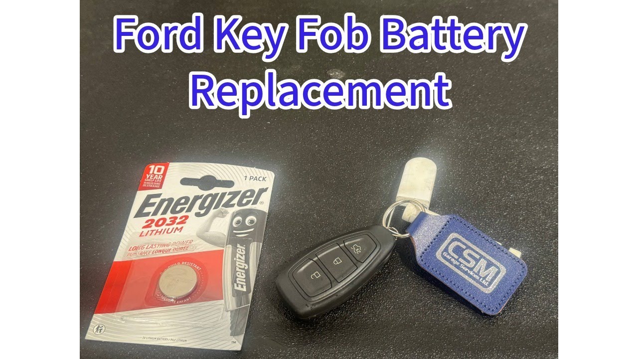 Ford Remote Key Fob Battery Replacement Guide - YouTube