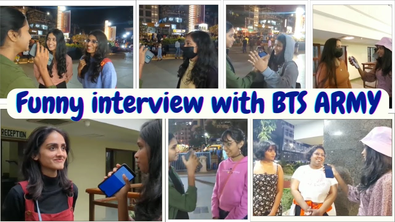 Asking funny questions to BTS ARMY 💜| Public BTS ARMY Interview ...