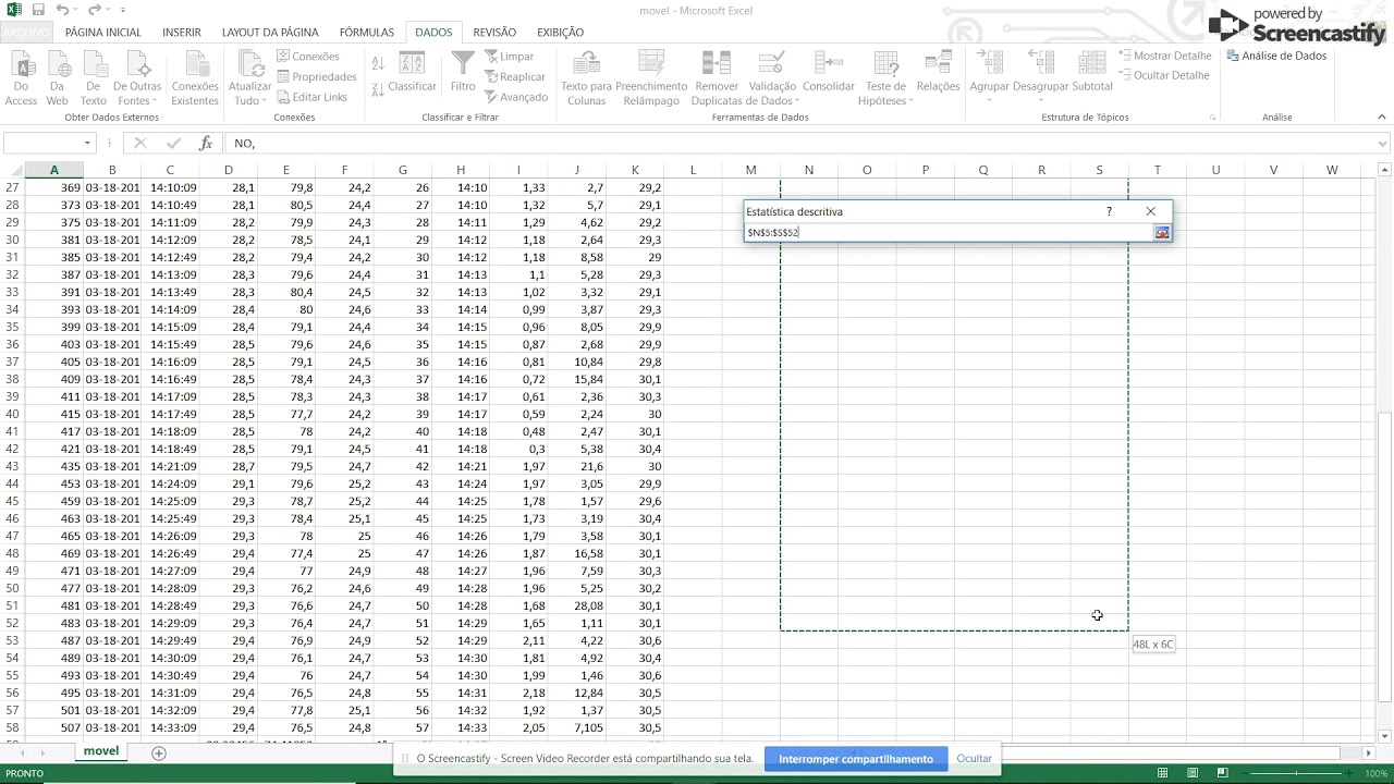Ativar ferramenta de analise de dados no Excel com uma analise descritiva rápida - YouTube