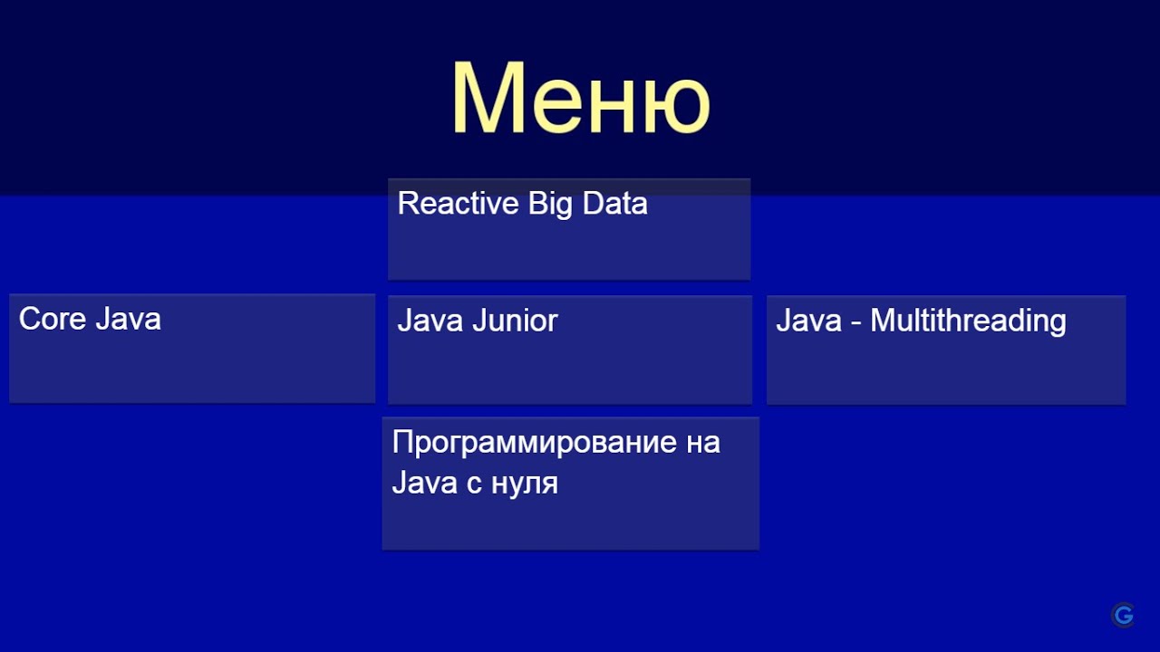 Main Menu Youtube
