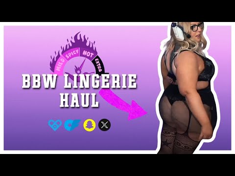 BBW Lingerie Haul | VelvetMoxie