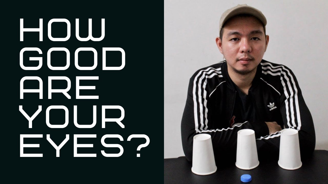 How Good Are Your Eyes? (cup shuffle challenge) - YouTube