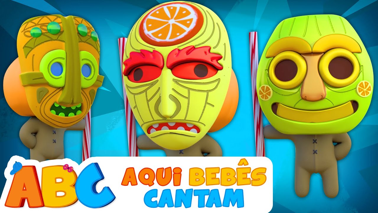 Canção doce | Candy Song | Rimas animadas em 3D | Aqui Bebês Cantam ...