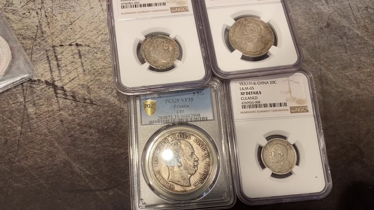 Graded world coin haul! - YouTube