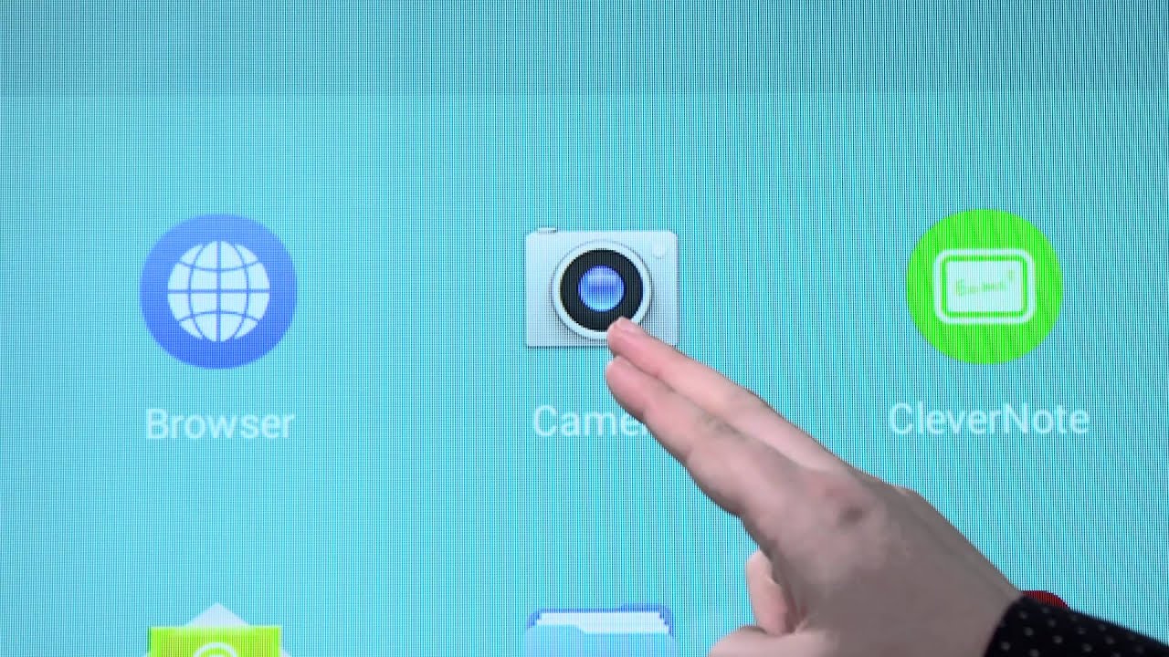 Clevertouch | Clevertouch Plus Features - Using the camera - YouTube