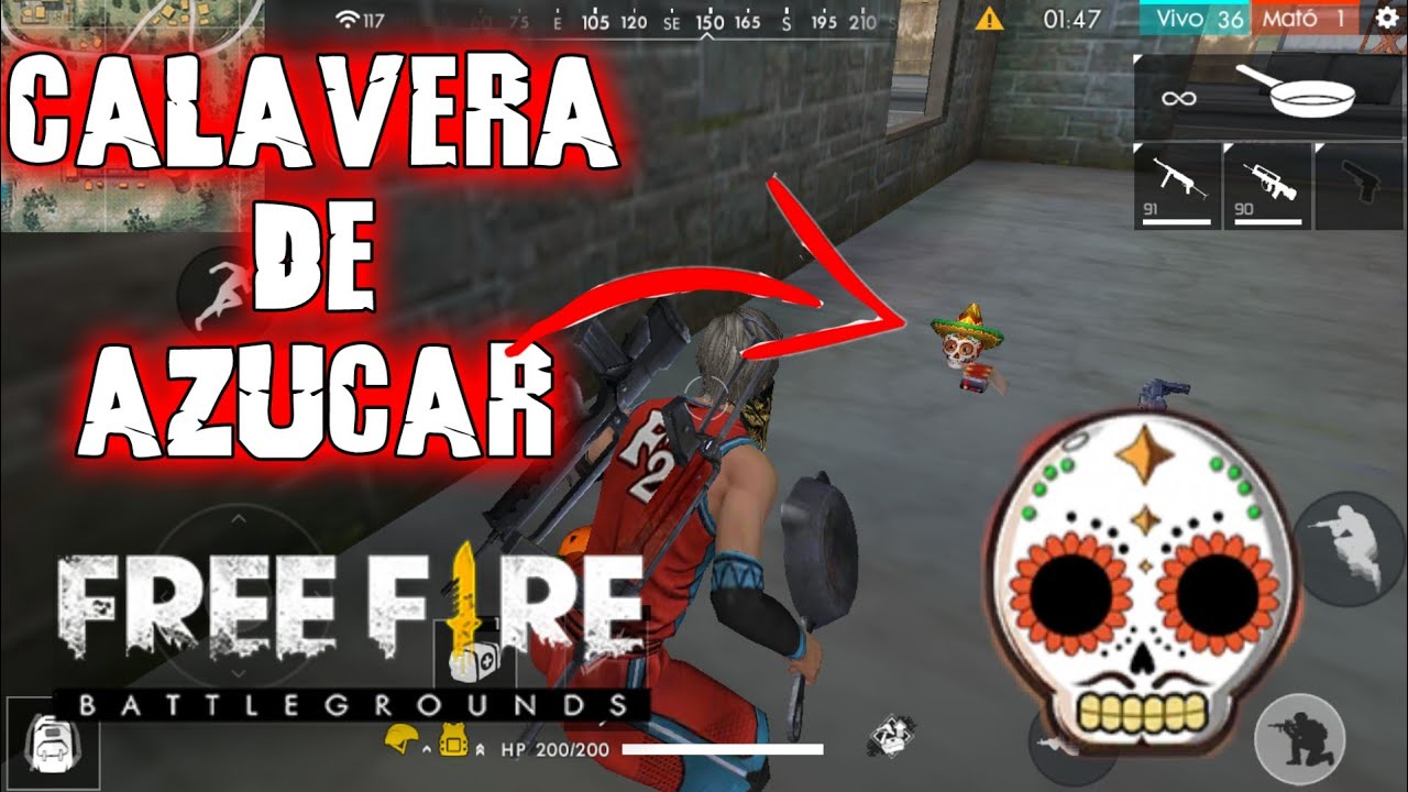 CALAVERAS DE AZÚCAR EN FREE FIRE - YouTube