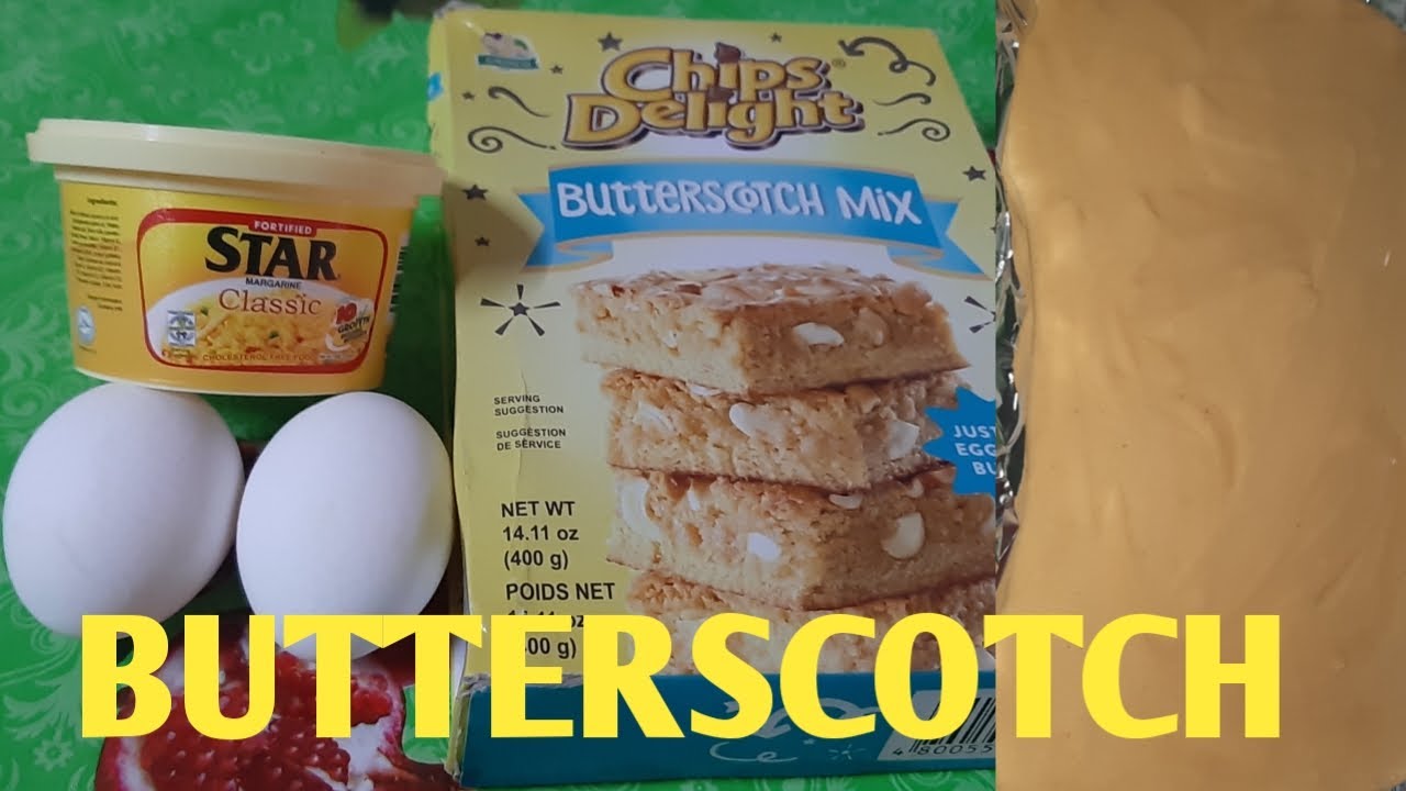 BUTTERSCOTCH || CHIPS DELIGHT || BUTTERSCOTCH RECIPE - YouTube