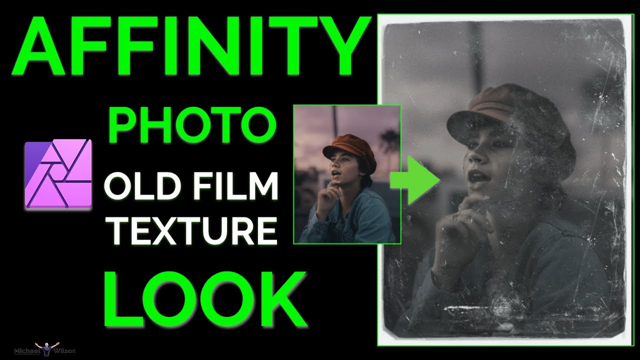 Affinity Photo How to get that Old Film texture Look - YouTube