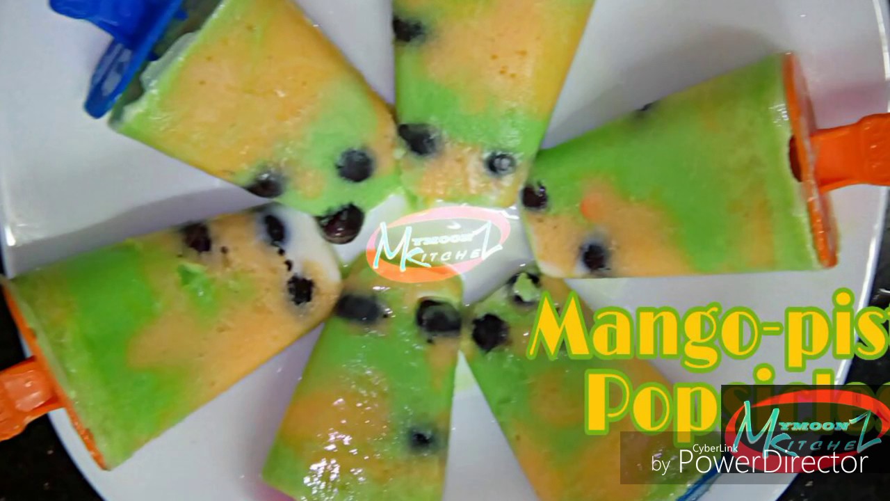 Mango-Pista Popsicles Mymoonz Kitchen - YouTube