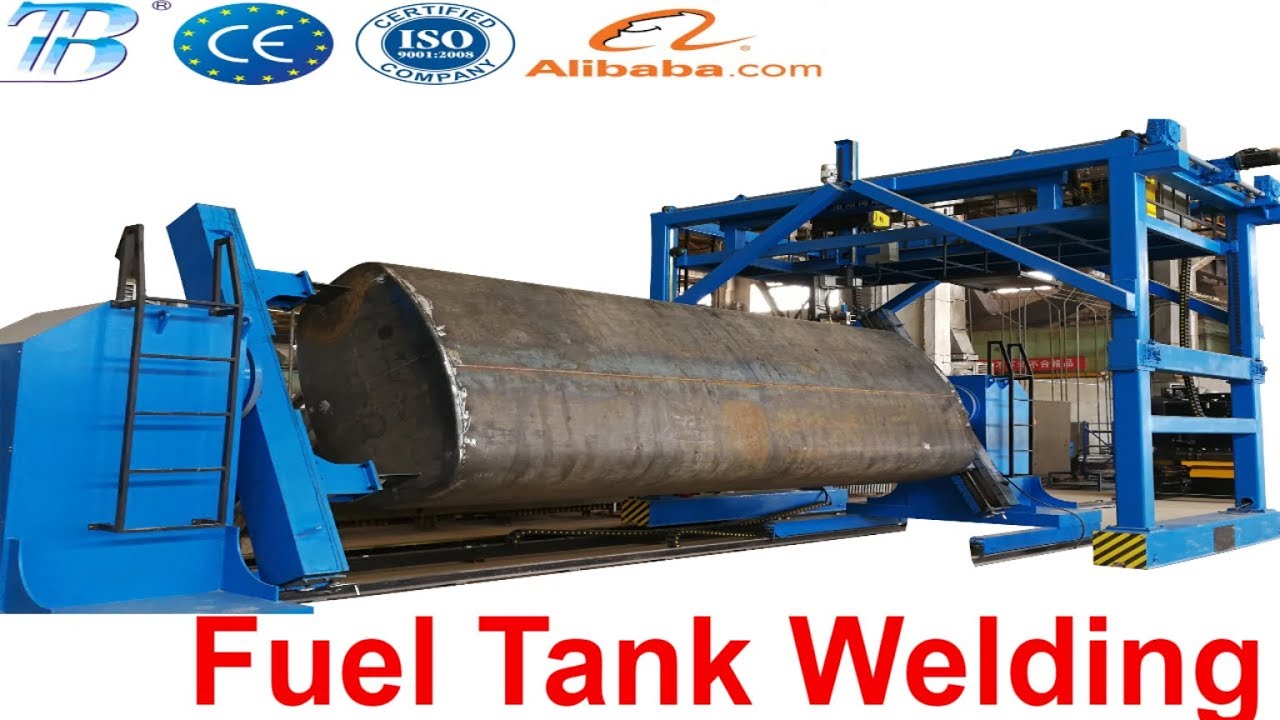 Fuel Tank Bowser Automatic Welding - YouTube
