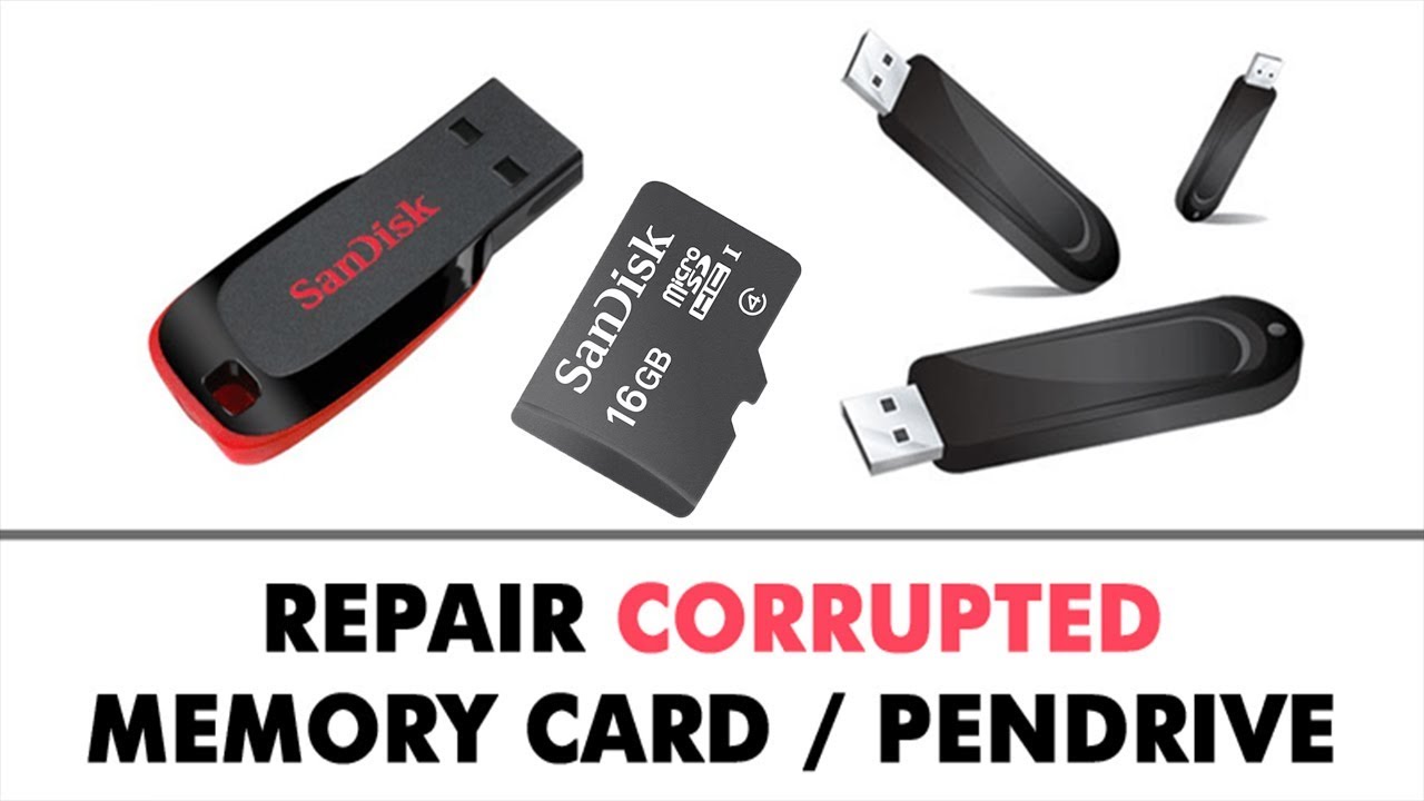 Repair Corrupted/Damaged/Write Protected Memory Card/Pen Drive repair ...