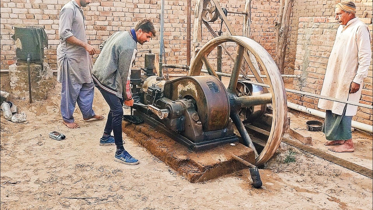 "Witness the Ultimate Diesel Engine Cold Start!"#machine - YouTube