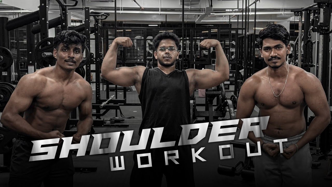 SHOULDER WORKOUT WITH GYM BRO'S - YouTube