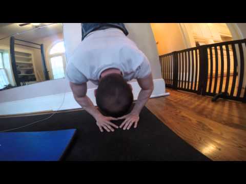 Wall Facing diamond handstand push ups - YouTube