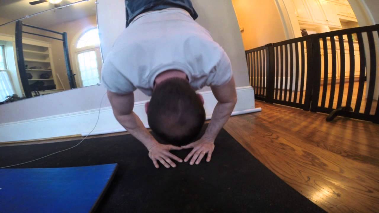 Wall Facing diamond handstand push ups - YouTube