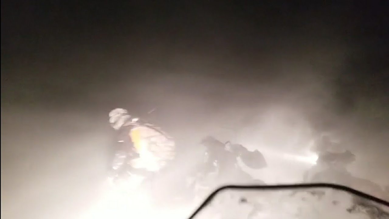 Caught in an extreme Alaskan blizzard 50 miles outside of town - YouTube