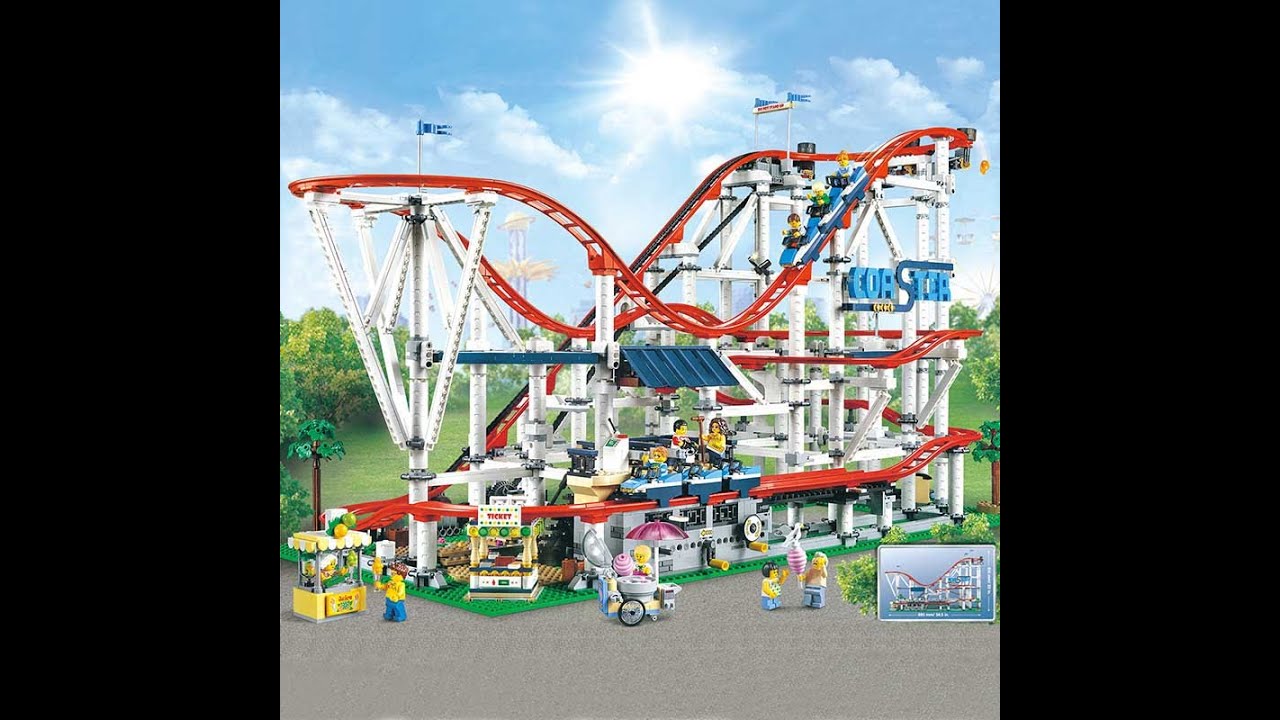 4299+pcs Roller Coaster Set Building Blocks creator expert Compatible ...