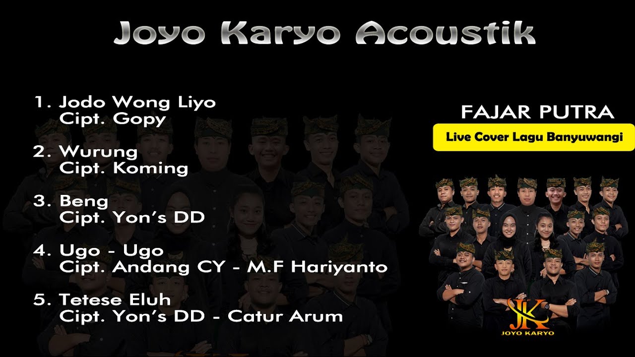Fajar Putra - Live Cover Lagu Banyuwangi - YouTube