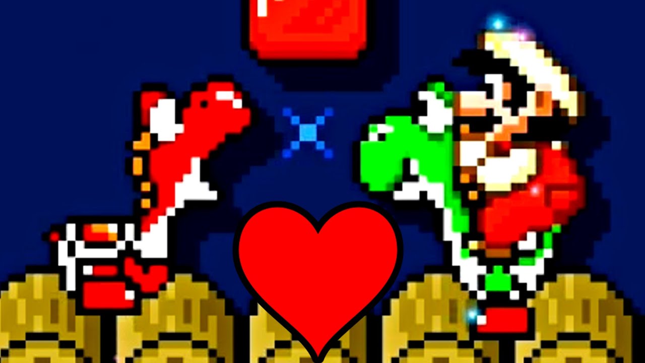Super Mario Maker 2 🔧 Yoshi's Love Story 🔧 MK8 - YouTube