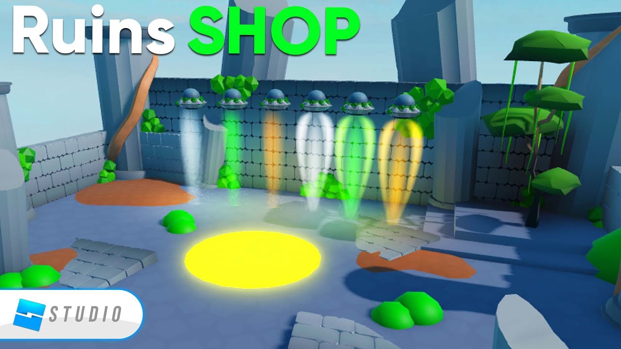 How To Make a RUINS Themed Shop... (Roblox) - YouTube