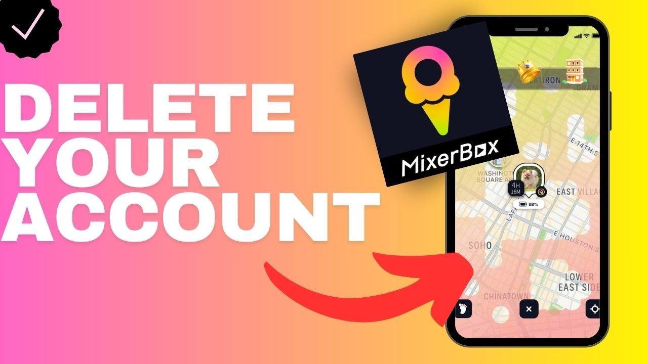 How to delete your account in the MixerBox app? - YouTube