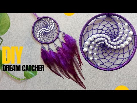 DIY Beaded Dream Catcher | How to make a Beaded Dream Catcher | Beaded ...