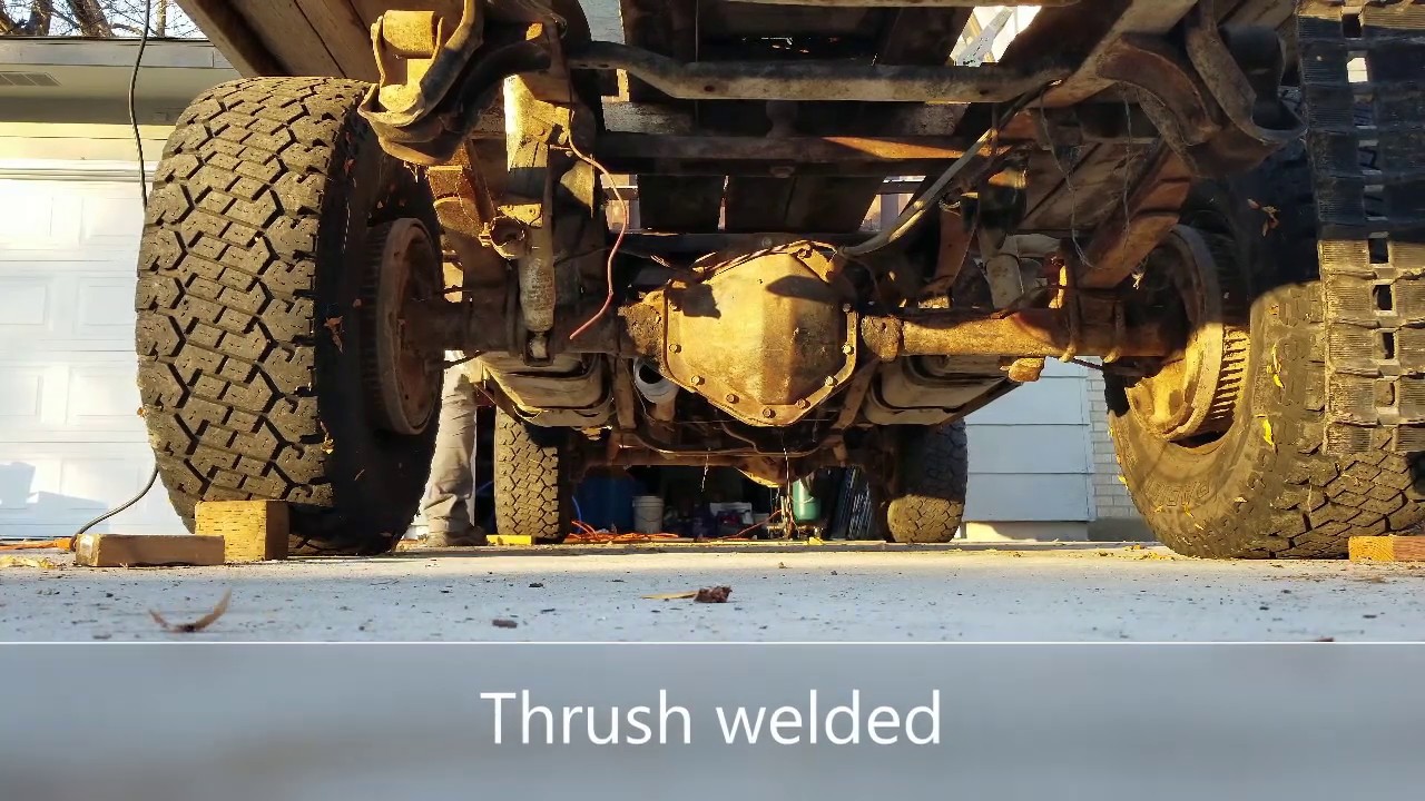 1979 chevy 350 dual straight pipe vs thrush welded - YouTube