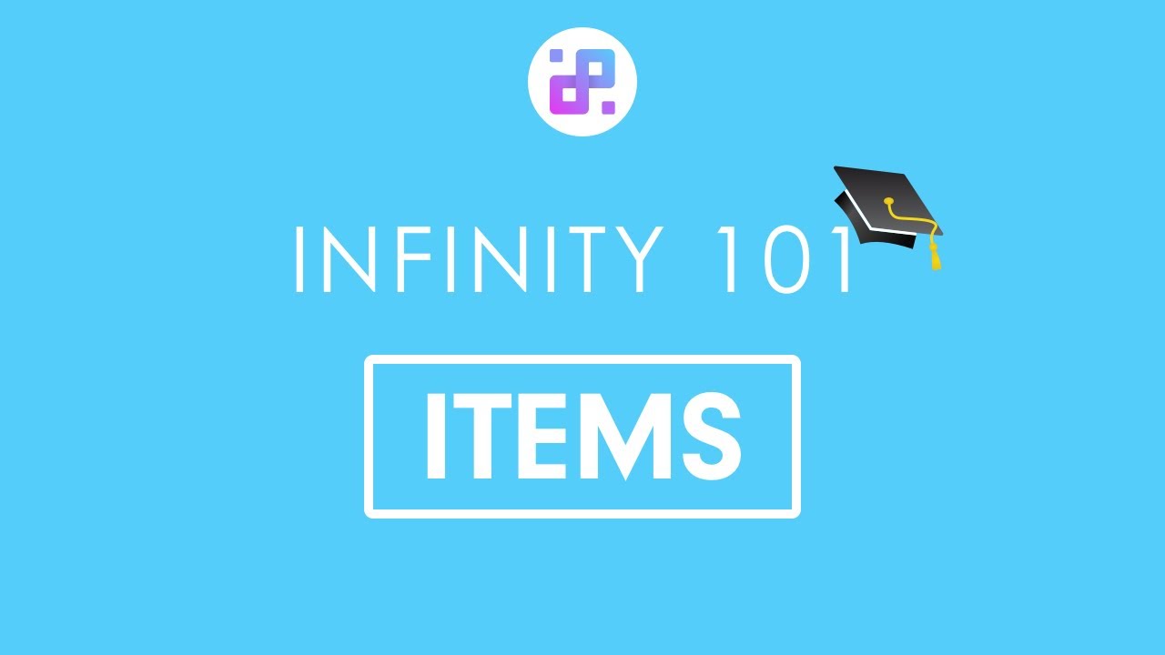Infinity 101 — Items - YouTube