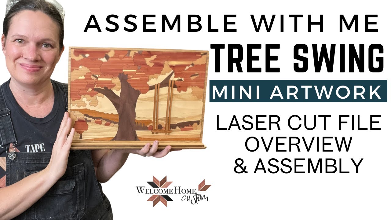 How to Assemble the Tree Swing Mini | Laser Cut Project Tutorial - YouTube