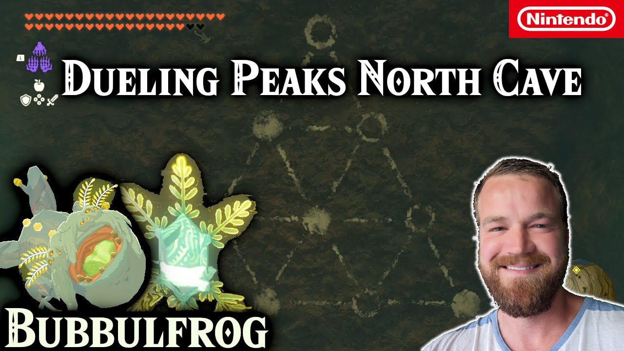 Dueling Peaks North Cave | Bubbulfrog Bubbul gem | Zelda Tears of the ...