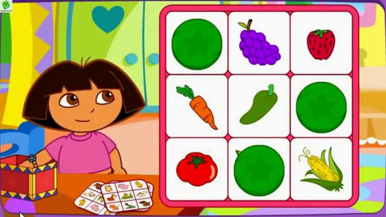 Juego de Bingo de Dora infantil - YouTube