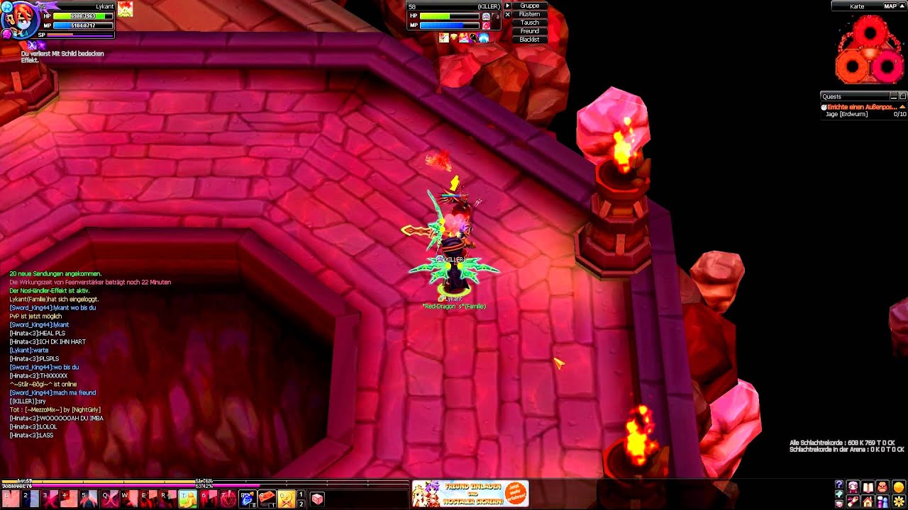 Nostale Dark Gunner vs. Krieger - YouTube